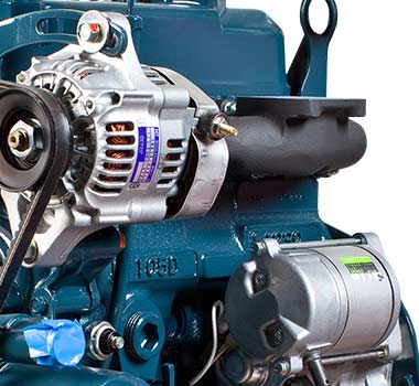 Kubota D1105 25HP DIESEL ENGINE - Kubtrac